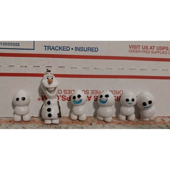 Disney | Toys | Disneys Frozen Olaf 5 Snowgies Collectible Pvc Figurine ...